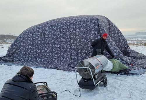 Бескаркасная палатка Своё производство