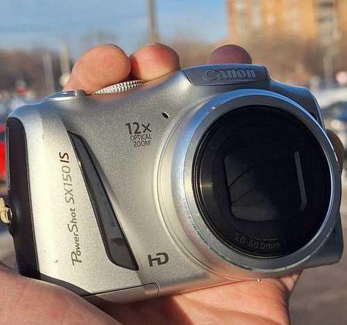 Винтажная мыльница canon sx150 is