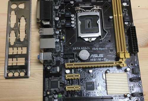 Материнская плата LGA 1150 asus H81M-C