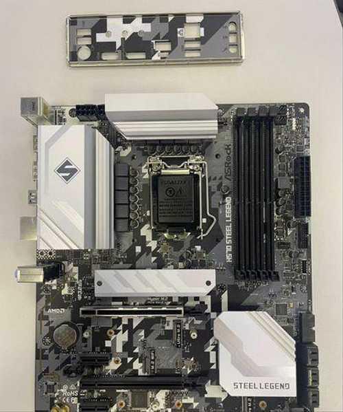 Материнская плата AsRock H570 неисправная