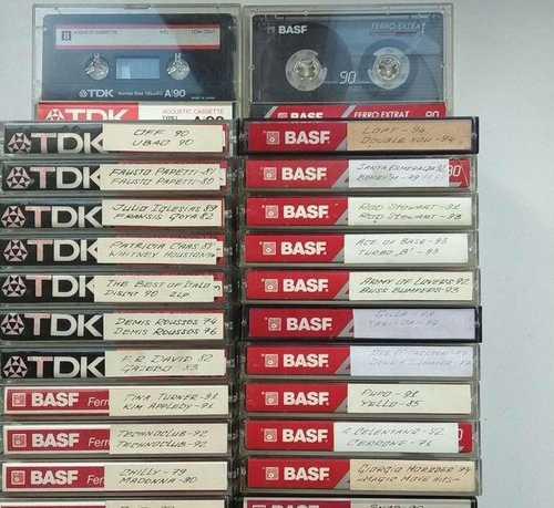 Аудиокассеты Basf и TDK