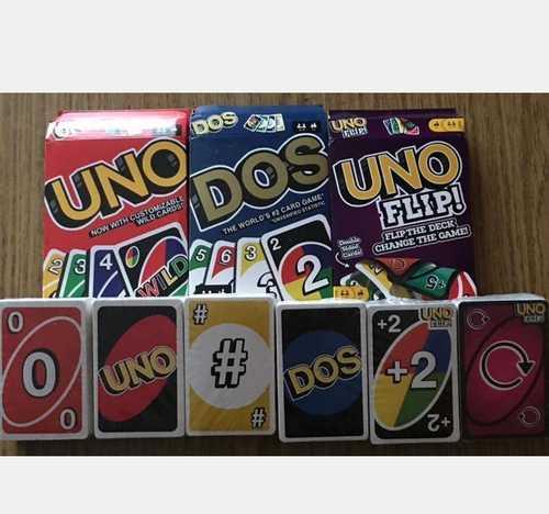 UNO и DOS настольные игры