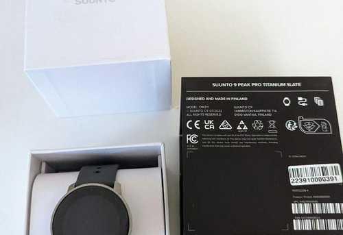 Suunto 9 peak pro Titanium Slate