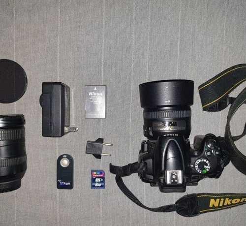 Фотоаппарат Nikon D5000 + два объектива