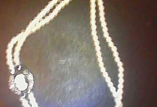 Ожерелье под жемчуг со съемной брошкой Бернаддетта