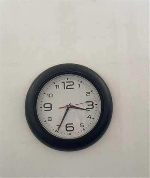 Часы настенные IKEA черные