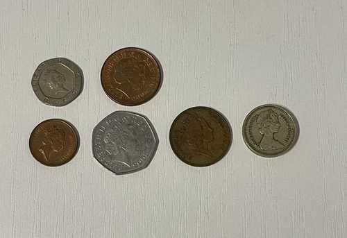 Английские монеты от 1884 года Елизавета
