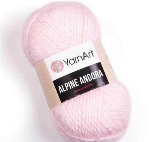 Пряжа Yarnart Alpine Angora, 1 моток,150 гр, 150 м