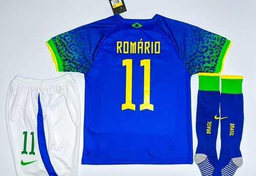 Форма Ромарио 11 сборной Бразилии гостевая 23