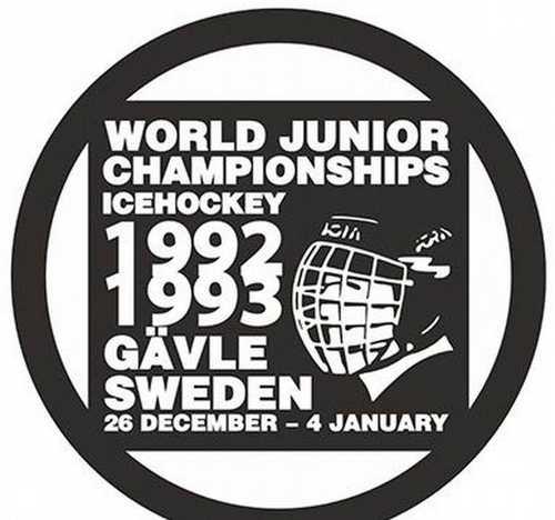 Шайба хоккейная мчм 1992-1993 gavle sweden 1-ст