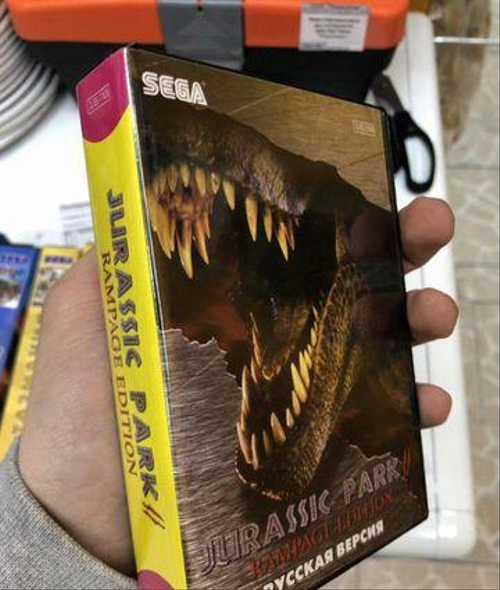 Картридж Sega "Jurassic Park 2: Rampage Edition"