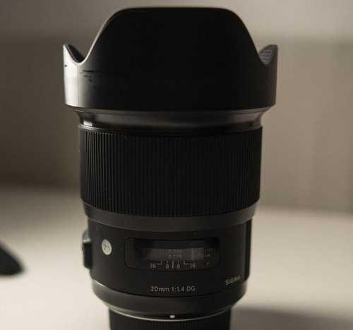 Объектив Sigma 20mm f/1.4 DG HSM Art for Nikon