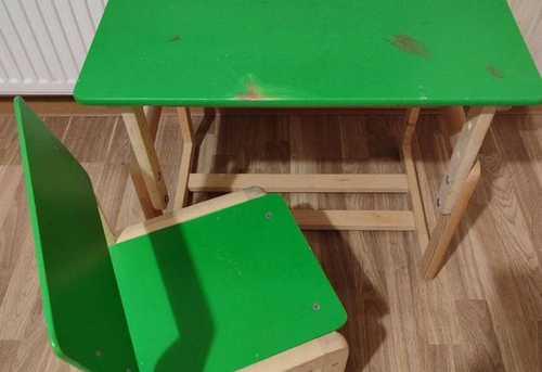 Растущий стол и стул для дошкольников