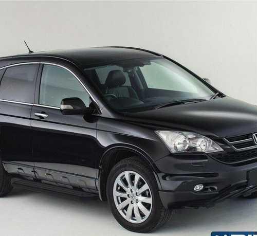 Пороги-подножки Honda CR-V 2007-2012 Premium-Black