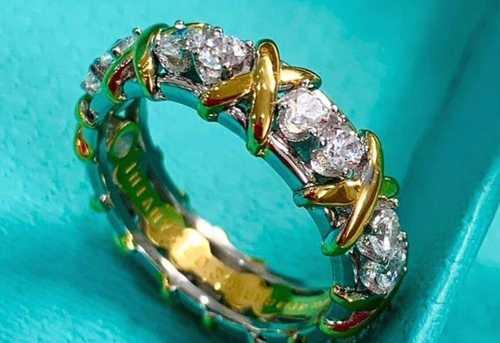 Tiffany Золотое Кольцо Бриллианты