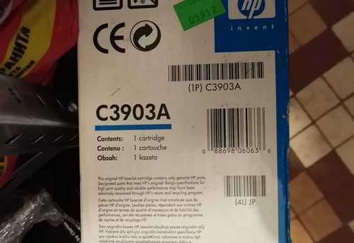 Картридж лазерный HP 03A C3903A черный оригинальны