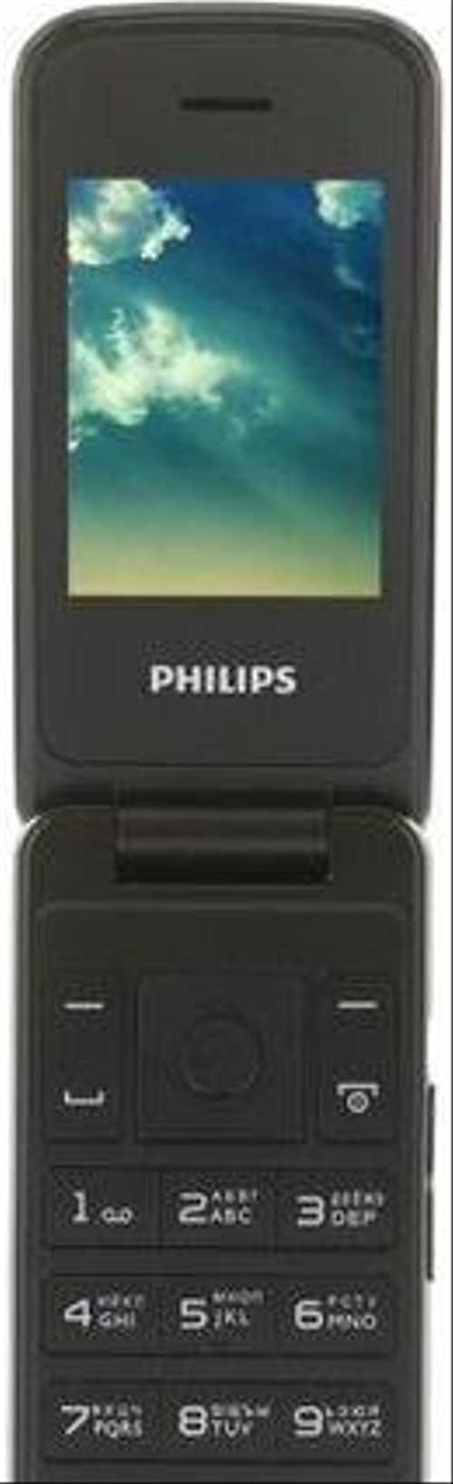 Сотовый телефон Philips E255 витринный 2SIM, синий
