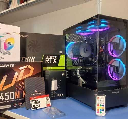 Игровой пк Ryzen 5 5600/RTX3060 Ti/16GB/SSD 512GB