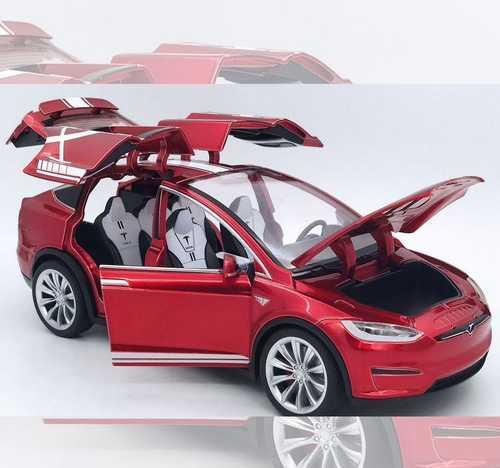 Коллекционные модели, металл машина Tesla Model X