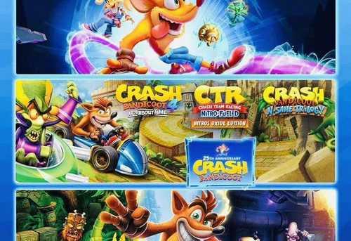 Crash Bandicoot (Все части) Навсегда Xbox