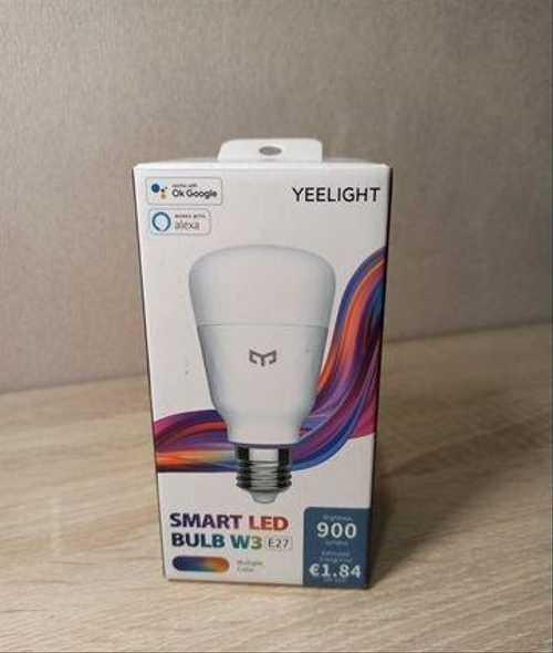 Умная лампочка(или две) Xiaomi Yeelight W3