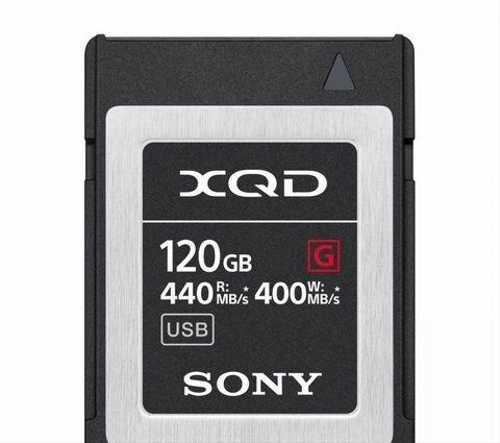 Карта памяти Sony 120Gb XQD G series 400/440 MB/s