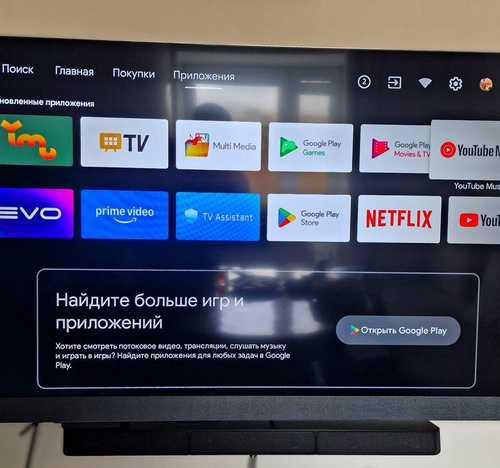 4К Телевизор Haier 50 SMART TV AX Pro меньше 1 год