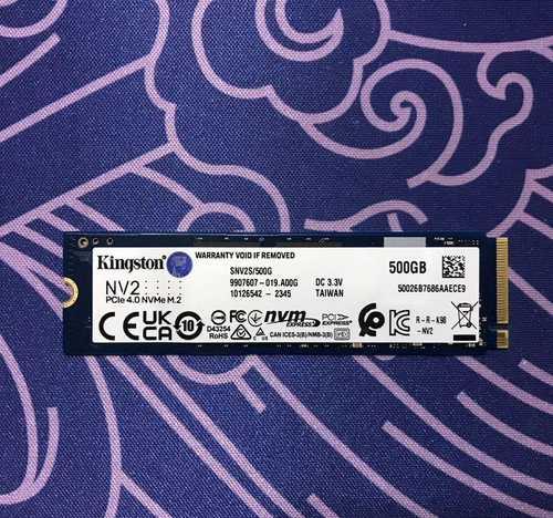 SSD M.2 Kingston NV2 500 GB