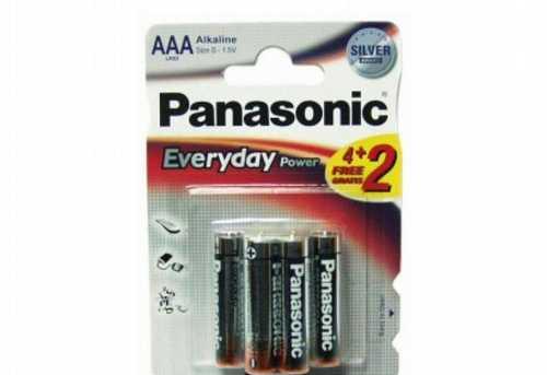Батарейки Panasonic LR03REE/6B2F AAA щелочные Ever