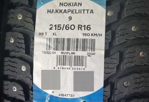 Nokian Tyres Hakkapeliitta 9 215/60 R16 99T