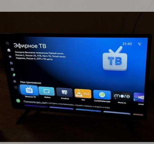 Телевизор Sber SDX-32H2012B, 32"(81 см),ю