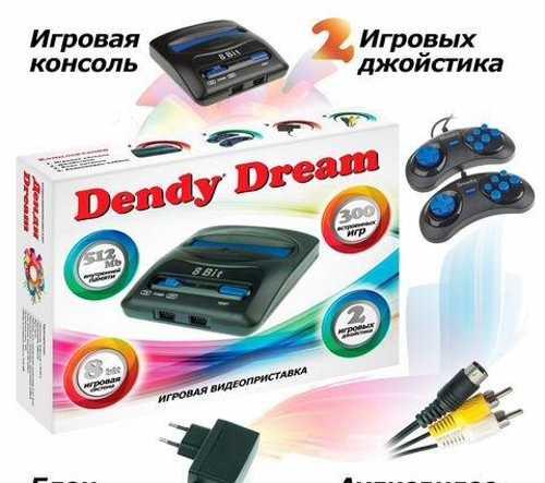 Игровая приставка 8 бит Dendy Dream 300 игр