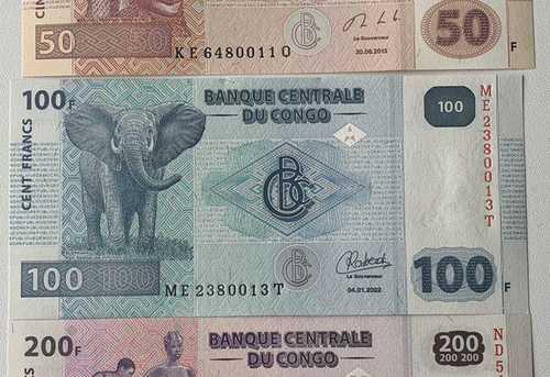 Набор банкнот Конго