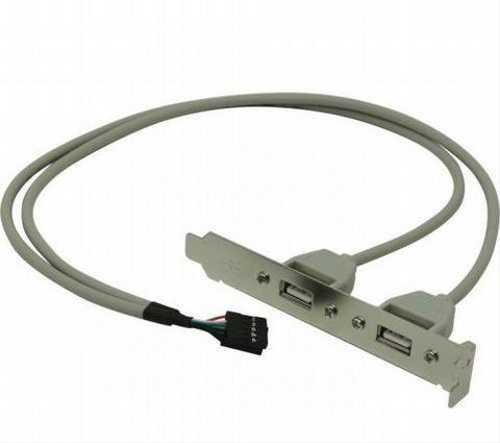 Orient C086, Планка портов в корпус 2xUSB 2.0, oem