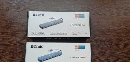 Разветвитель USB 2.0 D-link DUB-H7