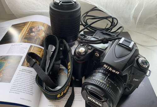 Nikon d90 + 50mm AF 1.8 + 55-200 AF-S