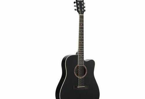 Акустическая гитара Starsun DG220c-p Black