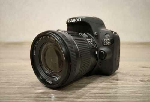 Canon 200D + 18-55mm STM пробег 13650 кадров