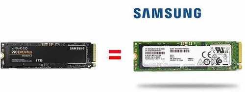 SSD Samsung PM981a 970 Evo plus 1tb, новый