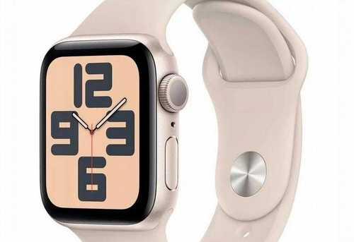 Новые часы Apple Watch SE 3 starlight