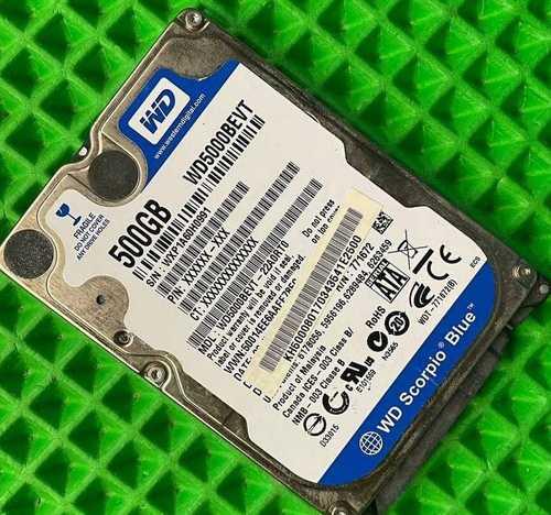 Жесткий диск hdd WDC 500гб универс. арт.7757