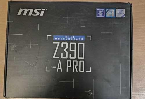 1151-v2 MSI Z390-A PRO проверка