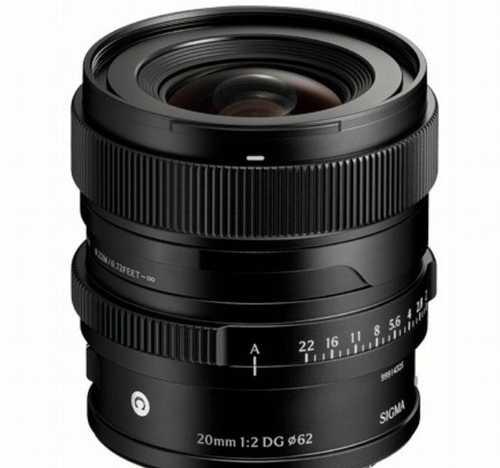 Sigma AF 20mm f/2 DG (С) Cont. L-Mount Black