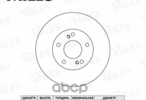 Диск тормозной передний nissan maxima (30) 3.0