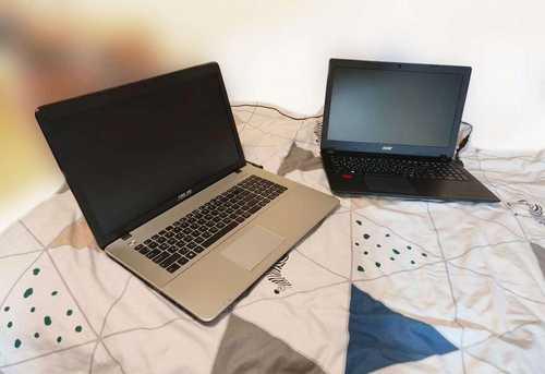 Ноутбук asus x751l и Acer aspire 3