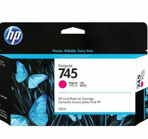 Картридж HP 745 130-ml Magenta F9J95A