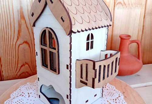 Чайный домик с балконом для карамелек