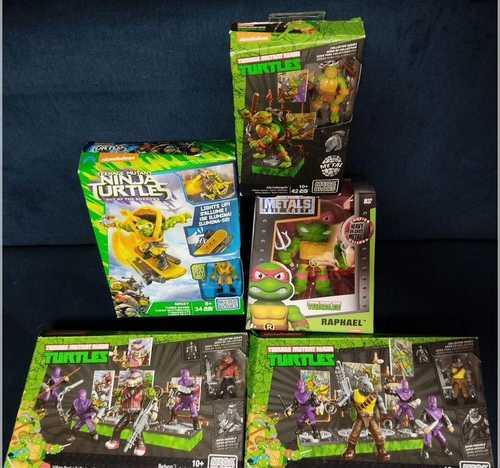 Черепашки ниндзя (Megabloks, Jada Toys)