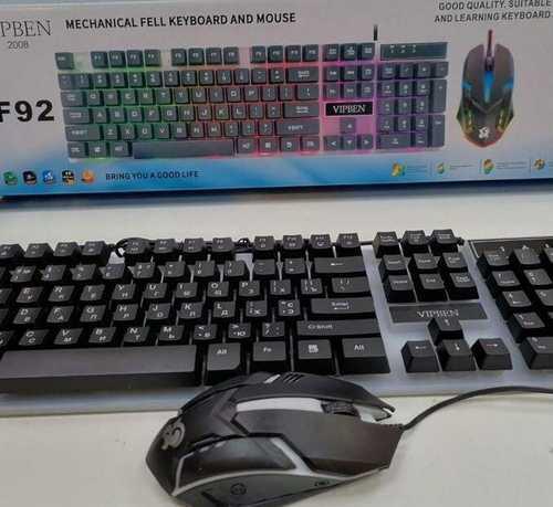 Клавиатура, мышь vipben F92