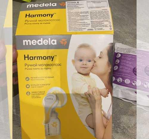 Молокоотсос medela harmony ручной